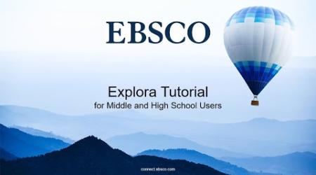 Explora for Middle & High Schools | BadgerLink